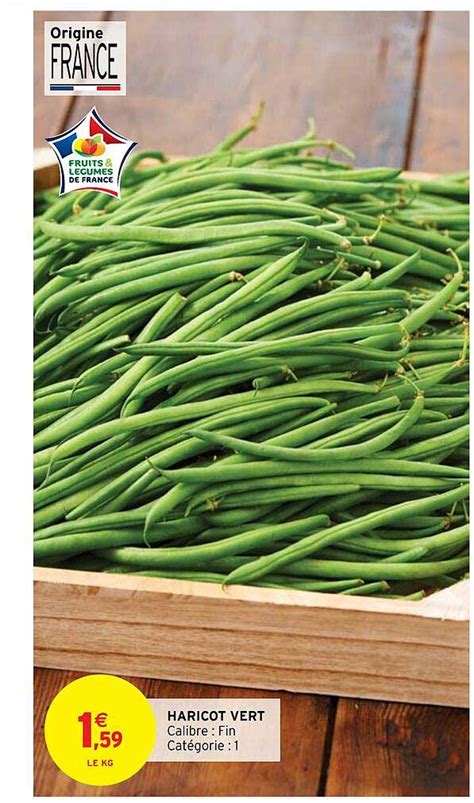 Promo Haricot Vert Chez Intermarché Hyper Icataloguefr