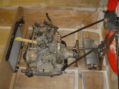 Engine Bay Area 2 Larrys Hovercraft And Trike Build