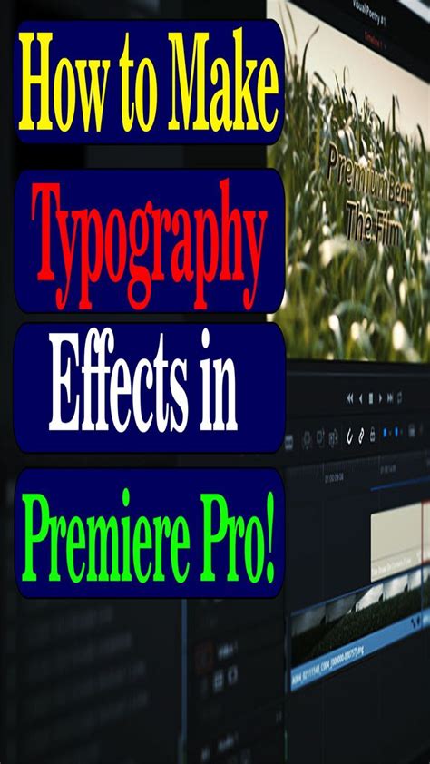 Make Typewriter Effect Class Film Effect Premiere Pro After Effects Typewriter