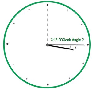 Puzzle Degrees Between Hand Of Clocks On 315 Geeksforgeeks