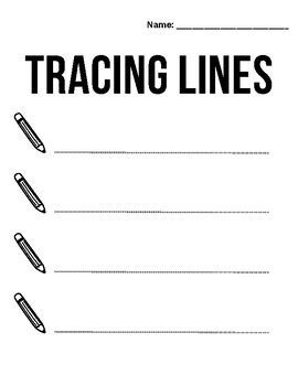 Tracing Lines Horizontal And Vertical By Miss Haylee In Africa