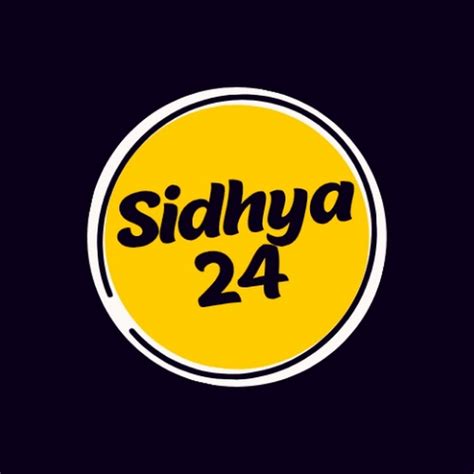 Sidhya 24 Youtube