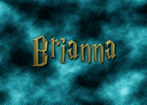 Brianna Logo Free Name Design Tool From Flaming Text