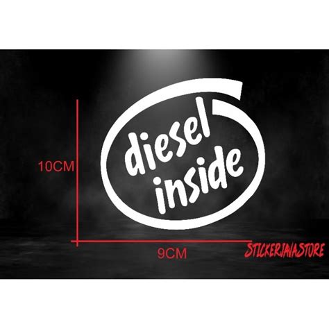 Jual Stiker Mobil Stiker Diesel Inside Shopee Indonesia