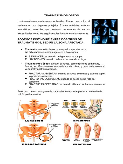 Traumatismos Oseos Pdf