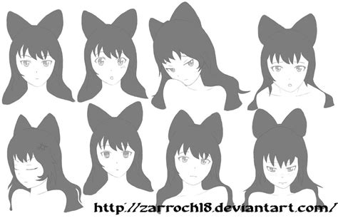 Rwby Blake Belladonna Facial Expressions By Zarrock18 On Deviantart