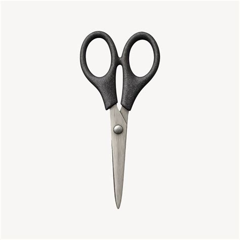 Sharp Scissors With Black Handles Free Photo Rawpixel