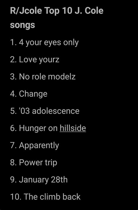 Til This Song Exists R Jcole