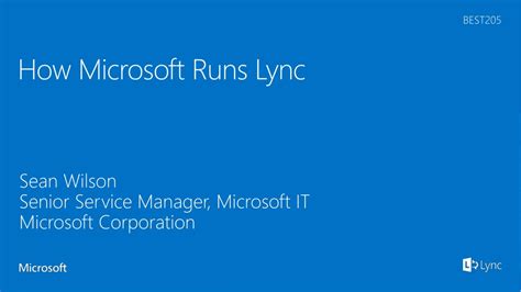 PPT How Microsoft Runs Lync PowerPoint Presentation Free Download ID