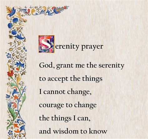 Printable Serenity Prayer Cards