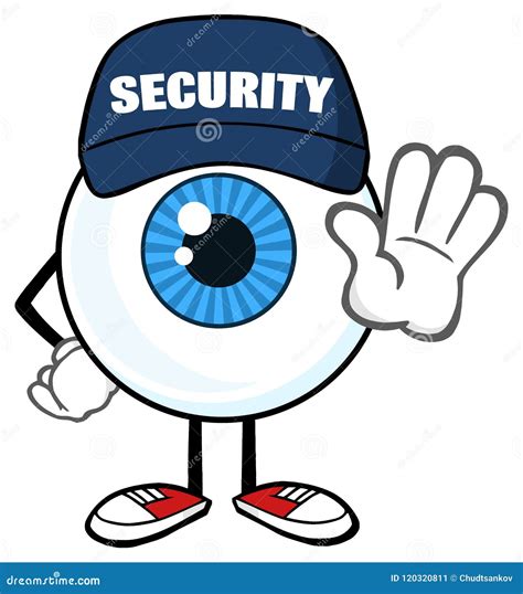 Cartoon Security Guard Stock Image 43053157