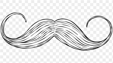 Retro Gentlemans Mustache Png Cut Premium Png Sticker Rawpixel