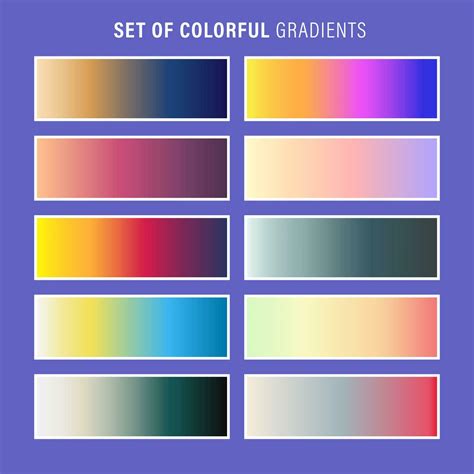 Vibrant Colorful Gradients Pallete An Example Of A Bright Color