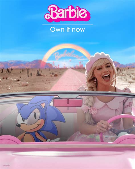 Sonic The Hedgehog Rides With Barbie Fandom