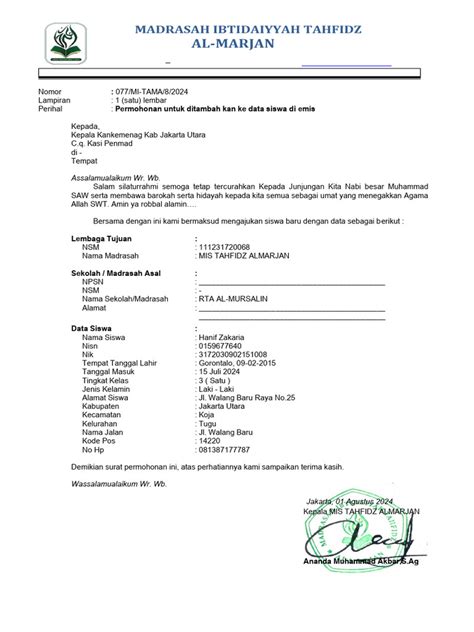 Permohonan Tambah Data Emis 1 Pdf