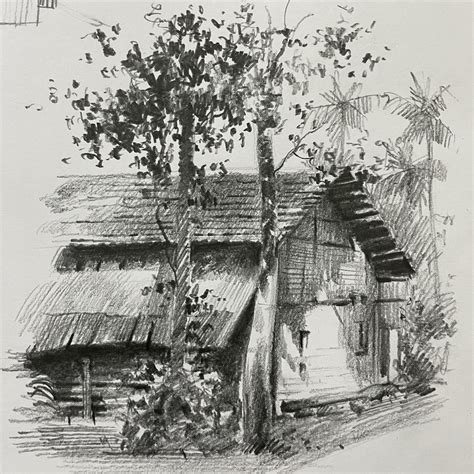 Online Pencil Landscape Class 😊