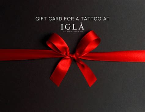 Tattoo T Cards The Perfect T For Tattoo Lovers Igla Tattoo Nyc