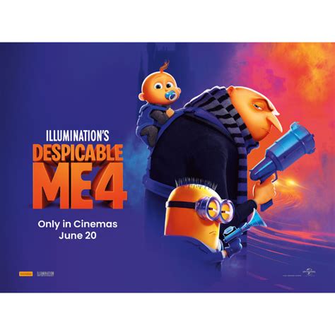 Despicable Me 4 Only In Cinemas June 20 Poster By Forkyandanyafan2009