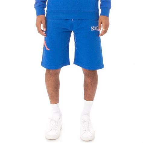 Kappa Authentic Sangone Shorts Bluelime Orangegrey 34157fw