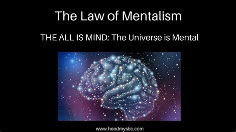 The Law Of Mentalism Explained Youtube