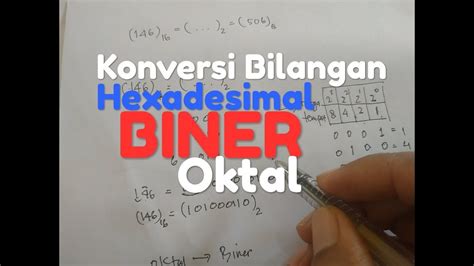 Cara Melakukan Konversi Bilangan Hexadesimal Ke Biner Dengan Metode