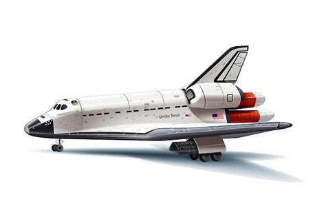 Premium Ai Image Space Shuttles Isolated Generative Ai