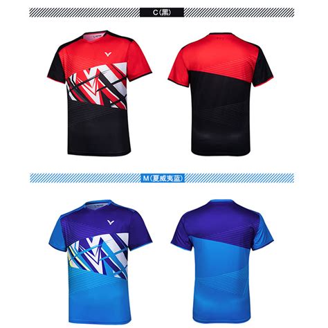 2021 Victor Badminton Sports T Shirt Short Sleeves Badminton T Shirt