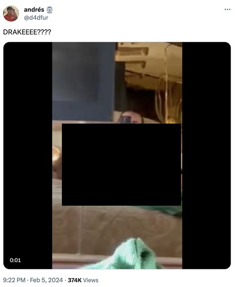 Drake Exposed Video Twitter D4dfur Drake Exposed Video Leak On Twitter Know Your Meme