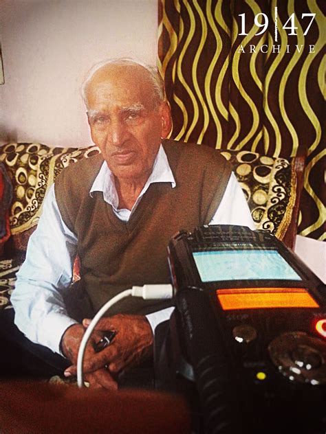 Virender Mohan Bhatia Was The 1947 Partition Archive Facebook