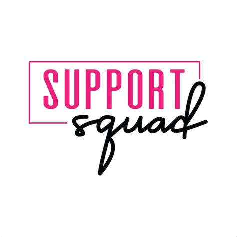 Premium Vector Support Squad