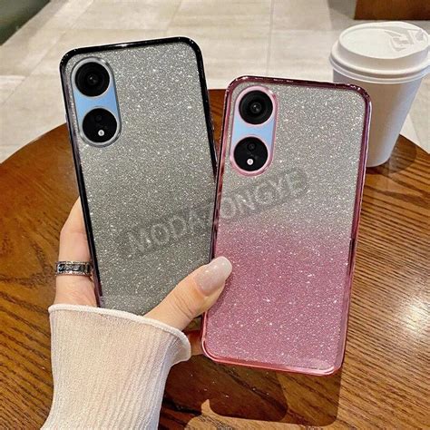 Cheap For Oppo Reno 8t 5g Case Electroplating Soft Glitter Tpu Back