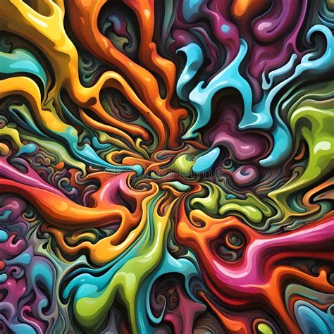 A Detailed Illusions Texture And Pattern Made Of Colorful Light In The Style Of Mc Esher And Jim