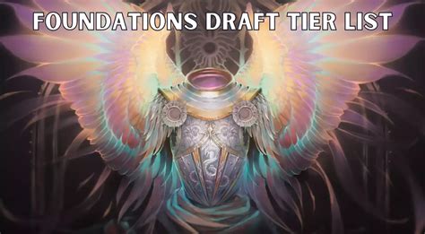 Foundations Draft Tier List Card Game Base