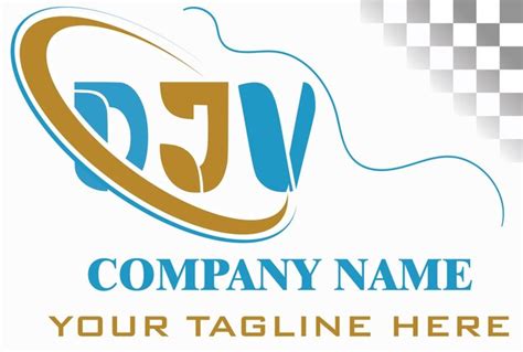 Premium Vector Djv Letter Logo Design