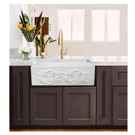 Nantucket Sinks Vineyard 30 Fireclay Farmhouse Sink White Fcfs3020s
