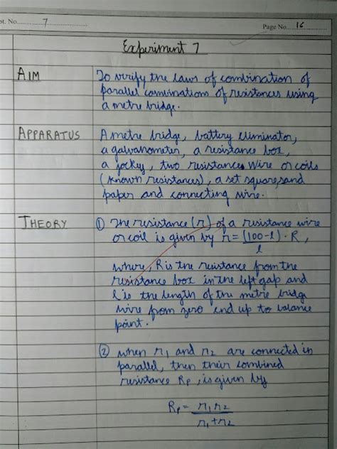 Physics Cbse Practical File Class 12 With Accurate Readings