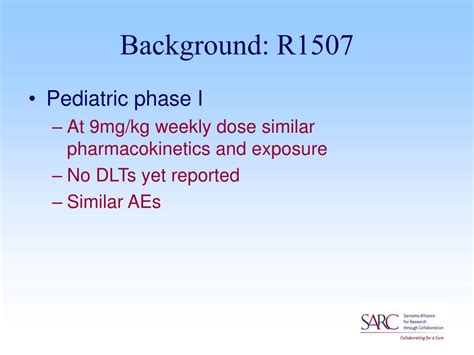 Ppt Sarc015 Phase Ii Study Of R1507 In Wild Type Gist Powerpoint