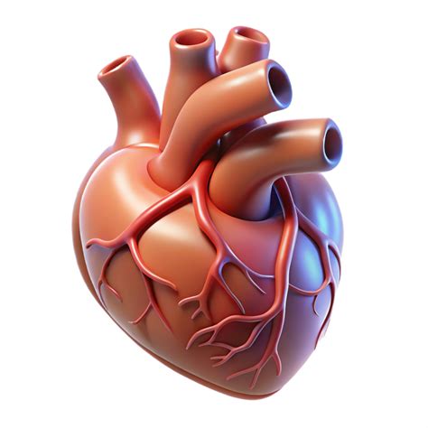 Standout Modern A Detailed Illustration Of A Human Heart With Glowing