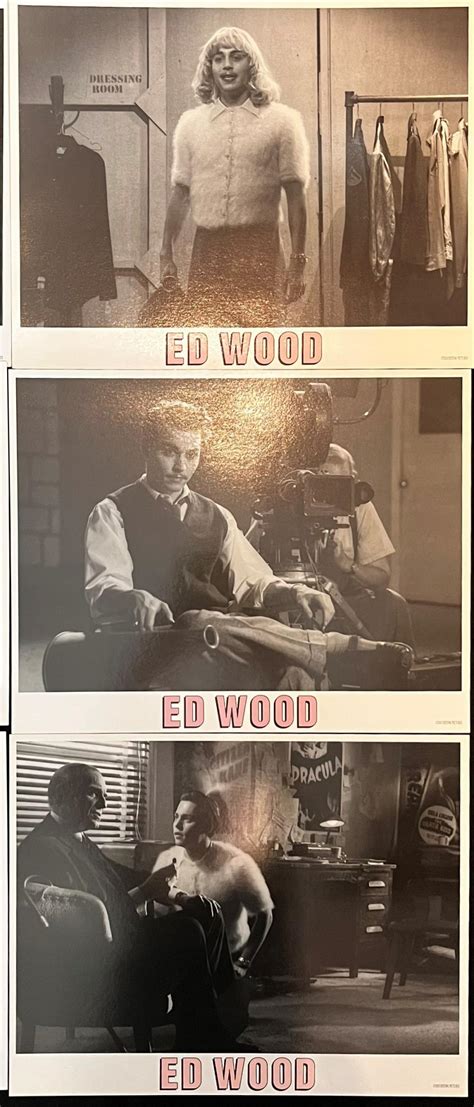 Lot Ed Wood 1994 Touchstone Pictures Starring Johnny Depp Martin