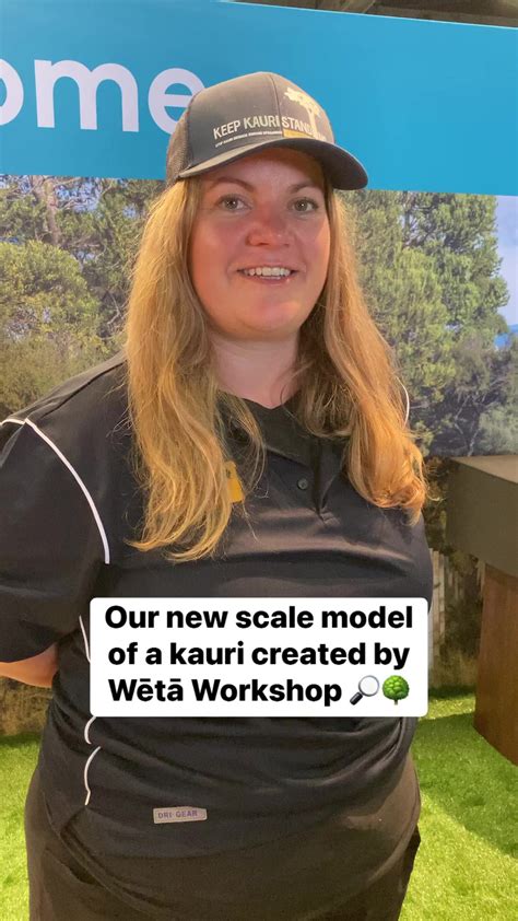 Check Out Our New Scale Model Of A Mature Kauri Tree 🔎🌳 Crafted By The