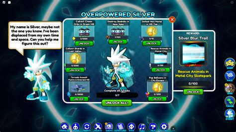 Esp Silver Now Available In Sonic Speed Simulator Sonic City ⋆★ Sonic
