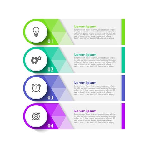 Premium Vector Process Infographic Circular Background Template