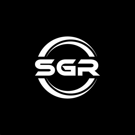 Sgr Letter Logo Design In Illustration Vector Logo Calligraphy