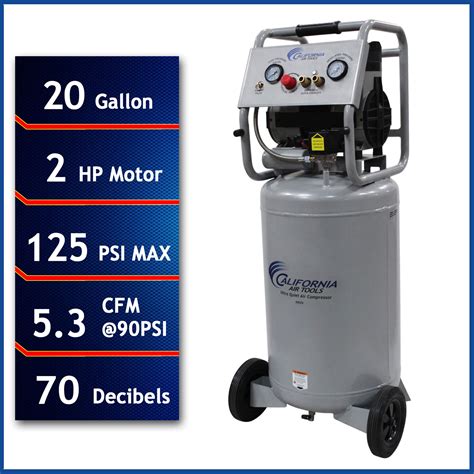 California Air Tools 20020 Ultra Quiet Oil Free And Powerful 20 Hp