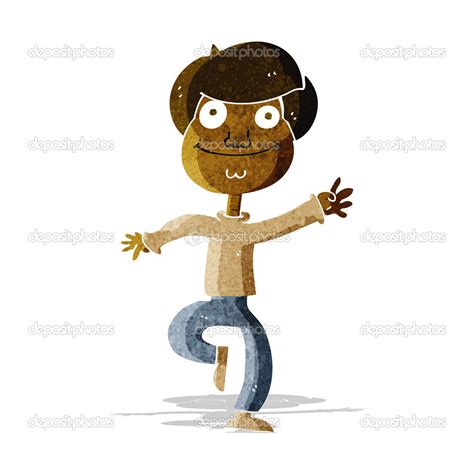 Cartoon Tanzender Mann Stock Vektorbild Von ©lineartestpilot 51085105