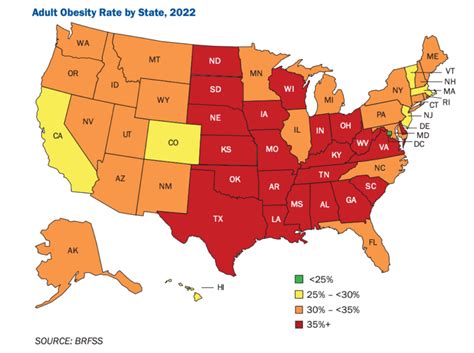 The Most Obese States In America 2025 Jet Medical Tourism®