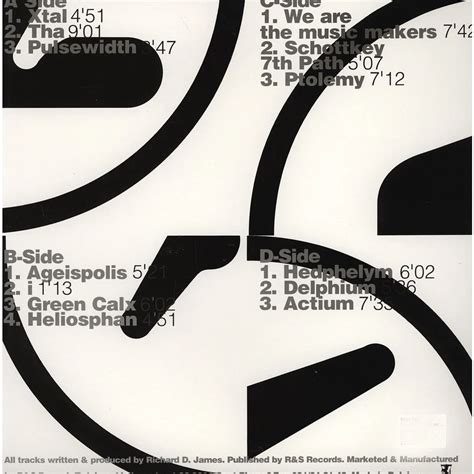 Aphex Twin Selected Ambient Works 85 92 Vinyl 2lp 1992 Uk