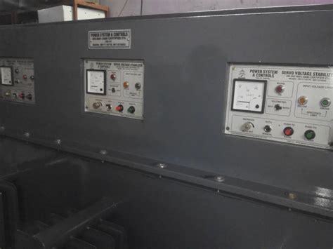 Three Phase Servo Stabilizer At ₹ 175000piece 3 Phase Automatic Stabilizer In New Delhi Id