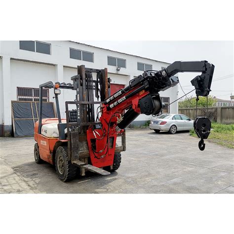 China 3 Ton Forklift Fly Jib Crane Bob Lift