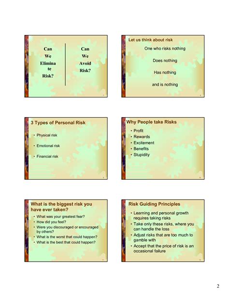 Solution Risk Management Class Lectures22513110 Project Risk